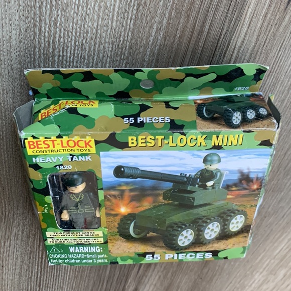 Toys | Heavy Tank Best Lock Mini Construction Toys 182 55 Pieces New ...